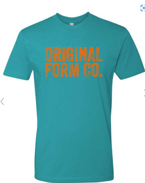 Tahiti Tee (Bright Orange Logo) – Original Form Co